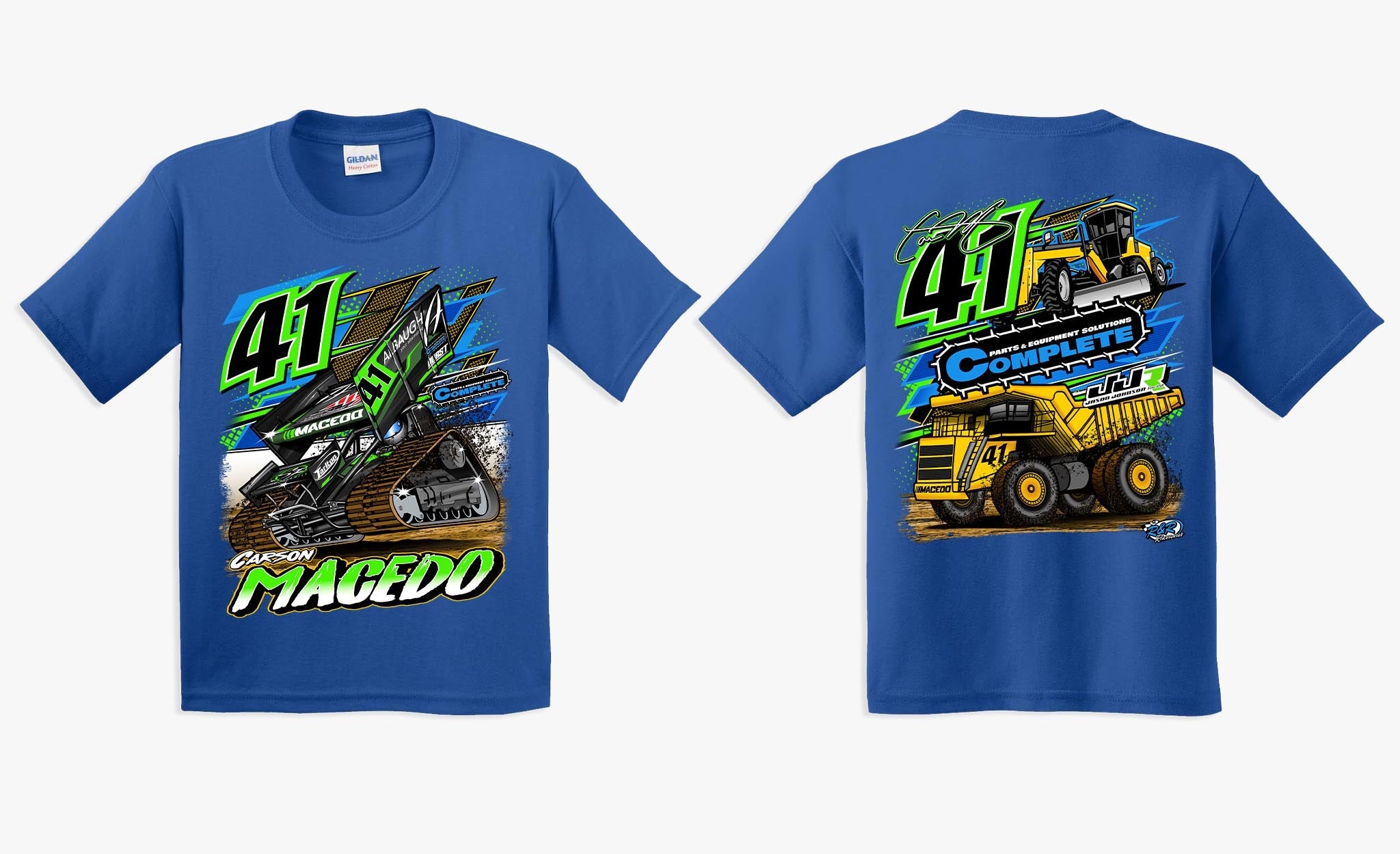 (#1) Pushing Dirt Design – Jason Johnson Racing Merchandise